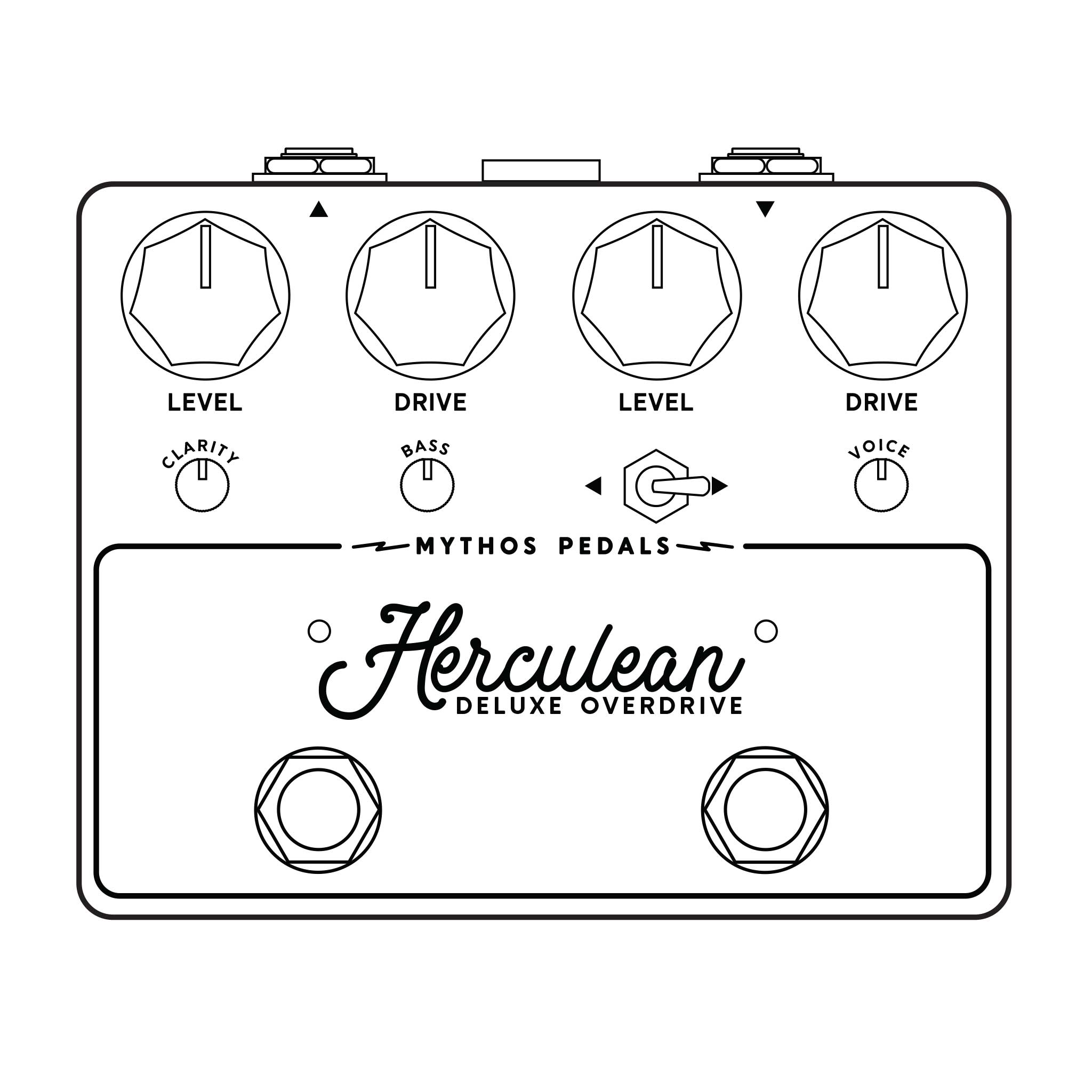 Herculean Deluxe Overdrive – Mythos Pedals
